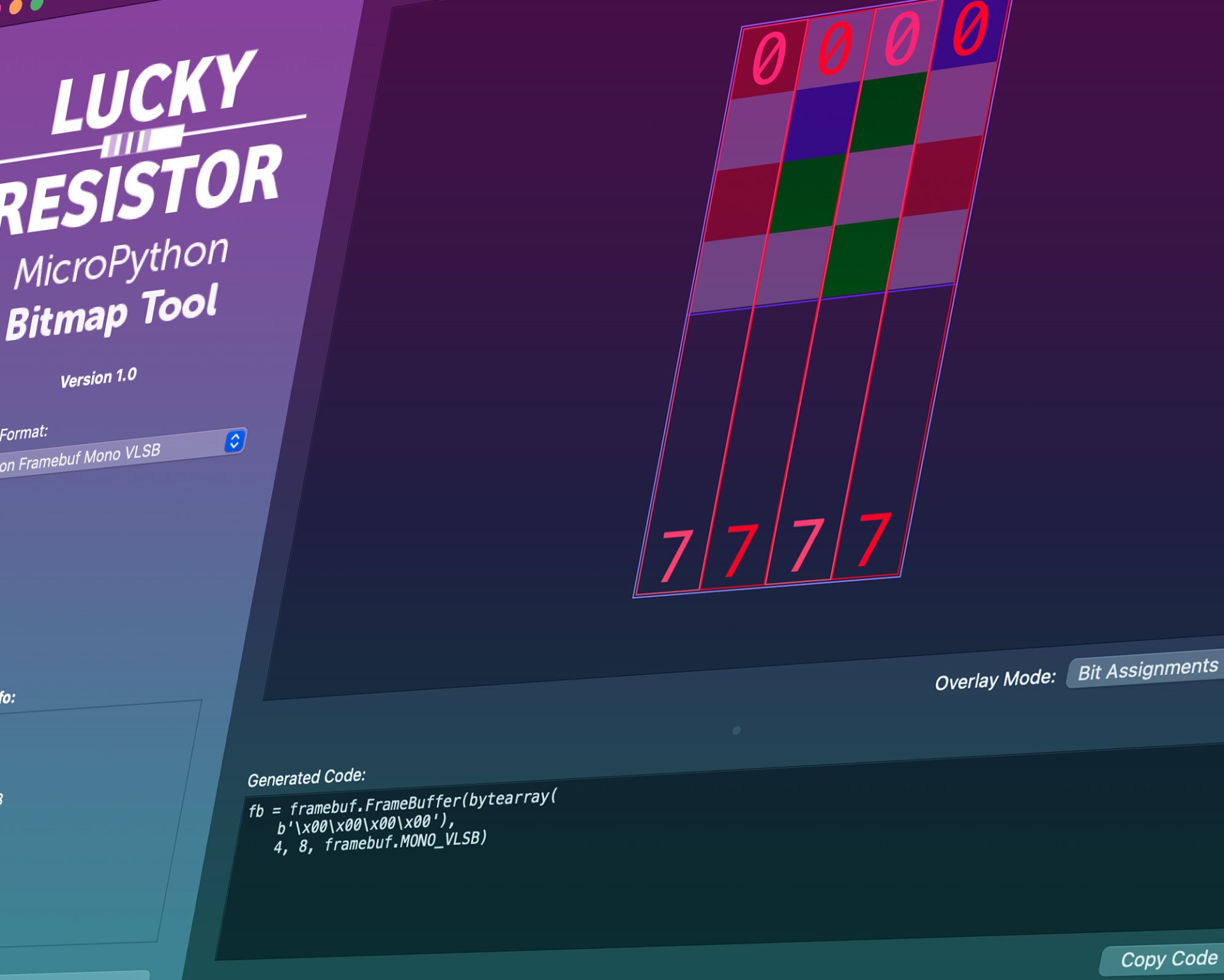 The MicroPython Bitmap Tool - Lucky Resistor