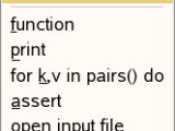 Vim Gvim Plugin Lua Support Vim Lua Ide Screen Shots