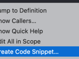 Xcode Code Snippets Lukas Pistrol