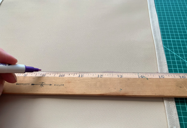 Making an outdoor garden flag – Lynda Heines Fabric Design