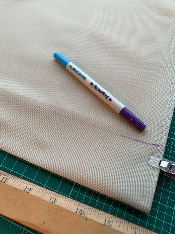 Making an outdoor garden flag – Lynda Heines Fabric Design