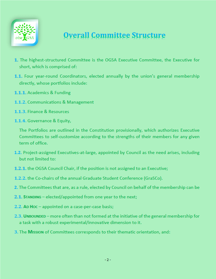 vision: Grad Students’ Organization Committees – Why Not Win TOGETHER?!