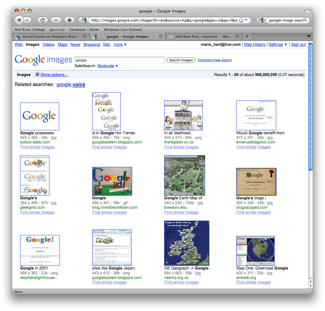 google image search « Monica Saromo's Online Portfolio