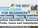Python Basic Syntax