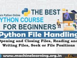 Python Files Handling