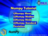 Tutorial Numpy Mean Numpy Median Numpy Mode Numpy Standard