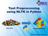 11 Techniques Of Text Preprocessing Using Nltk In Python Mlk