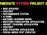 30 Best Python Project Ideas Easy Intermediate And Advanced Ideas
