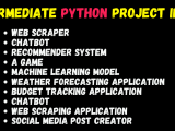 30 Best Python Project Ideas Easy Intermediate And Advanced Ideas