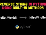 Latest Python Reverse String Program With Code Easiest Tutorial