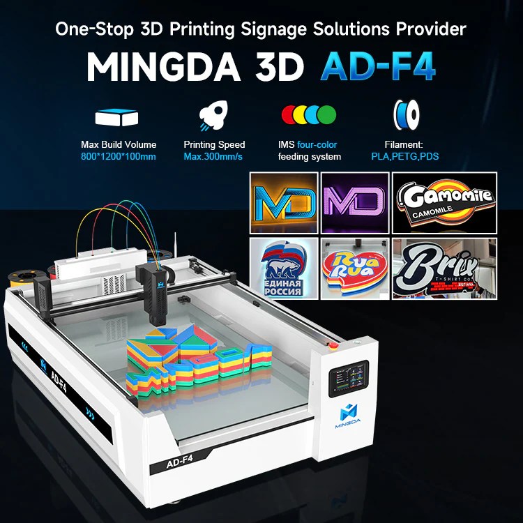 Mingda Ad F4 Industrial 3d Printer Large Format Corexy High Precision