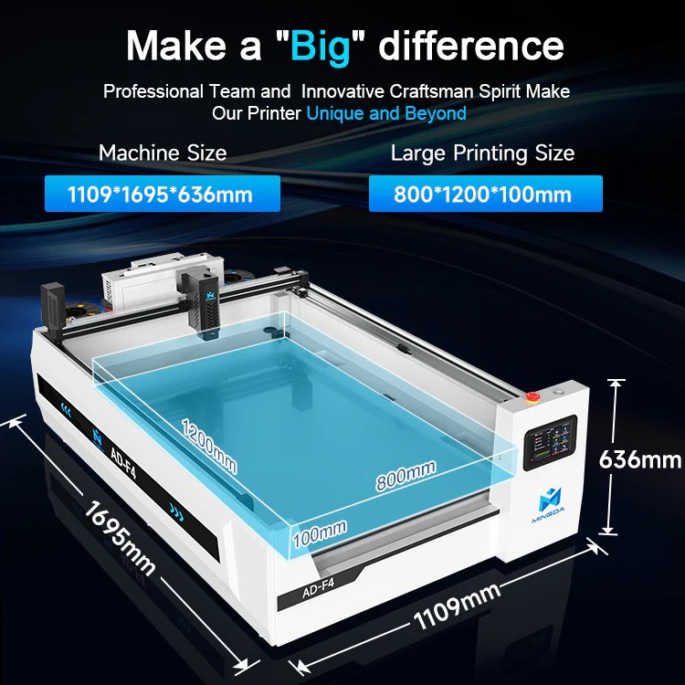 Mingda Ad F4 Industrial 3d Printer Large Format Corexy High Precision