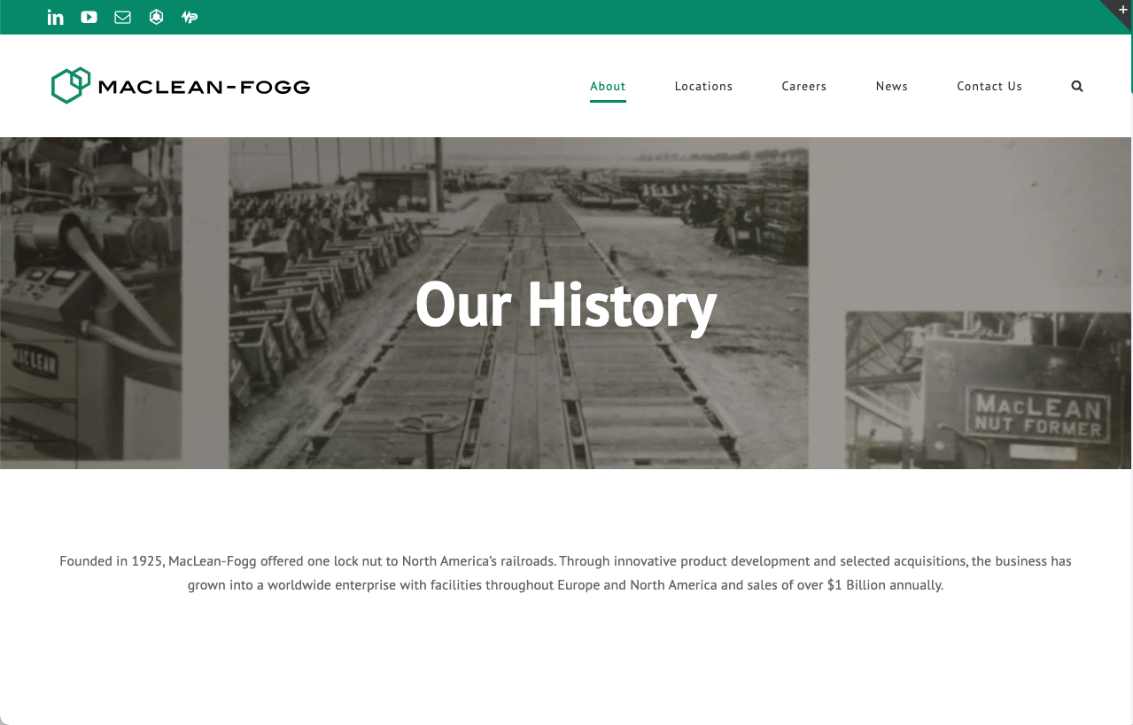 Our History - MacLean-Fogg Company