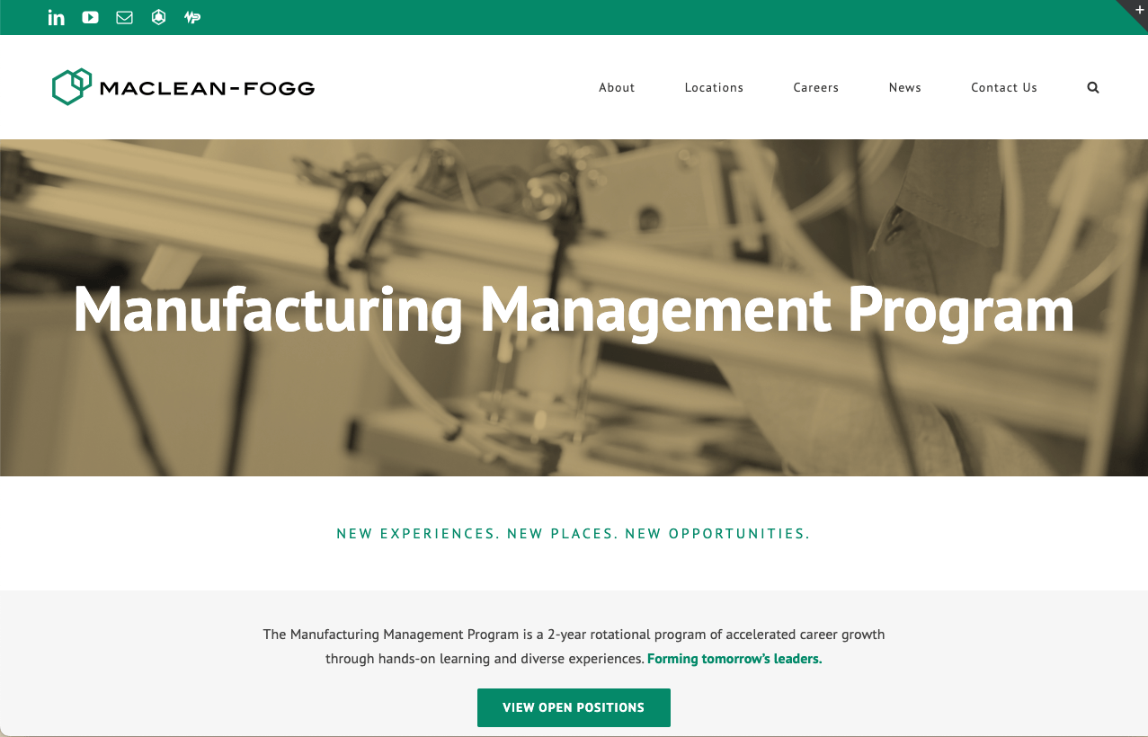 Manufacturing Management Program - MacLean-Fogg Company