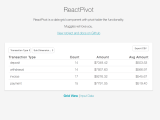 React Pivot By Made With React