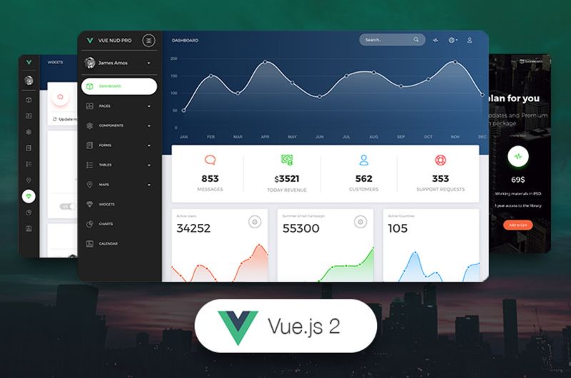 Vue Now Ui Dashboard Pro Premium Vuejs Bootstrap 4 Admin Template - Premium Ultra HD Dark Photos | Free Download