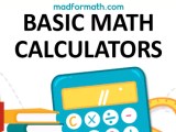 Basic Math Calculators