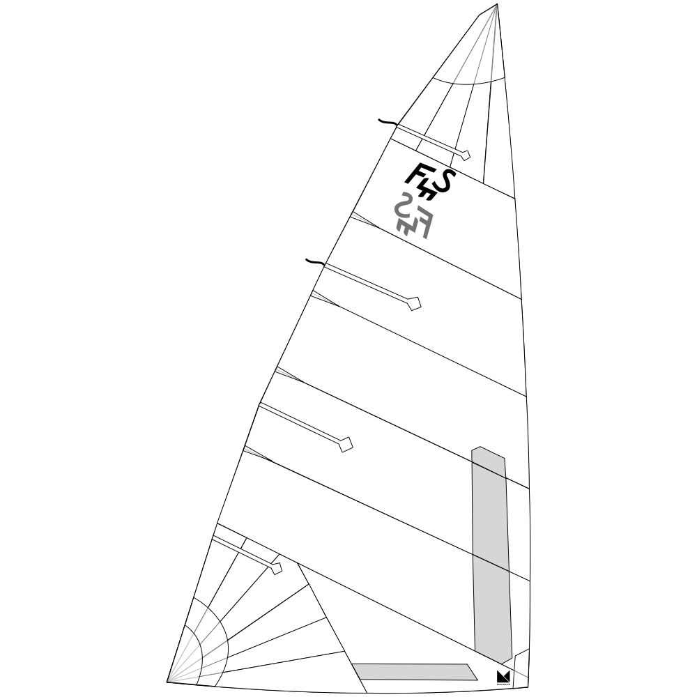 Flying Scot Racing Mainsail - Mad Sails