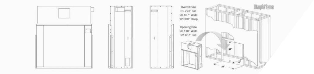 ᑕ ᑐ How to Install an Electric Fireplace Insert - MagikFlame