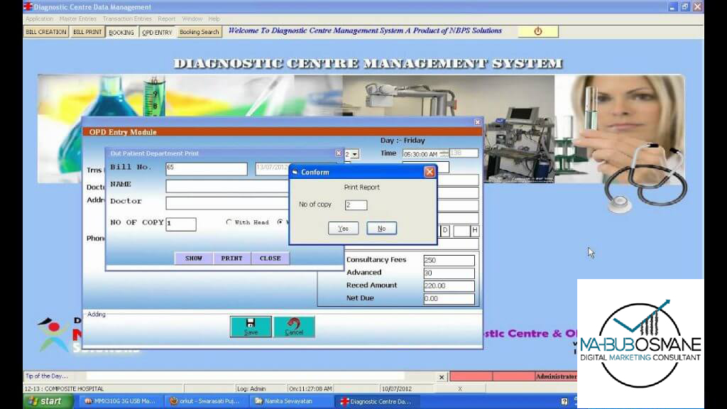 Diagnostic Center Management Software