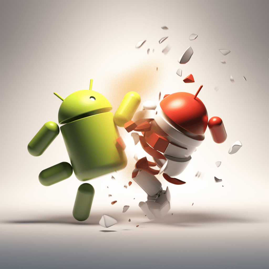 Android Vs Apple Wallpaper