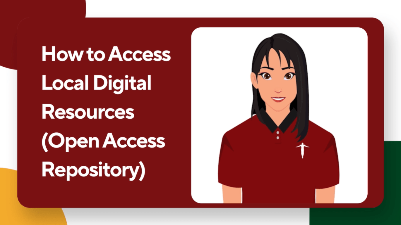 How to Access Local Digital Resources (Open Access Repository)? – The ...