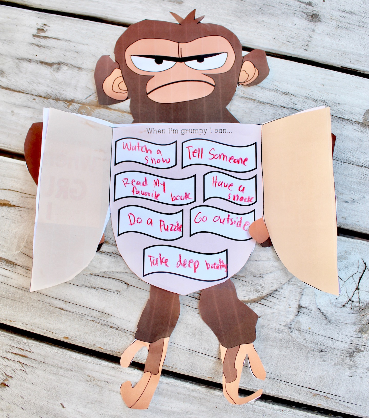 MaiStoryBook: Grumpy Monkey + *When I’m Grumpy…* Monkey Craft ...