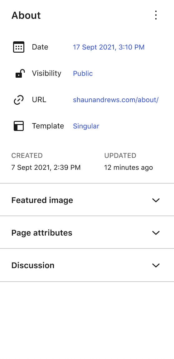Document Status and Visibility – Make WordPress Design