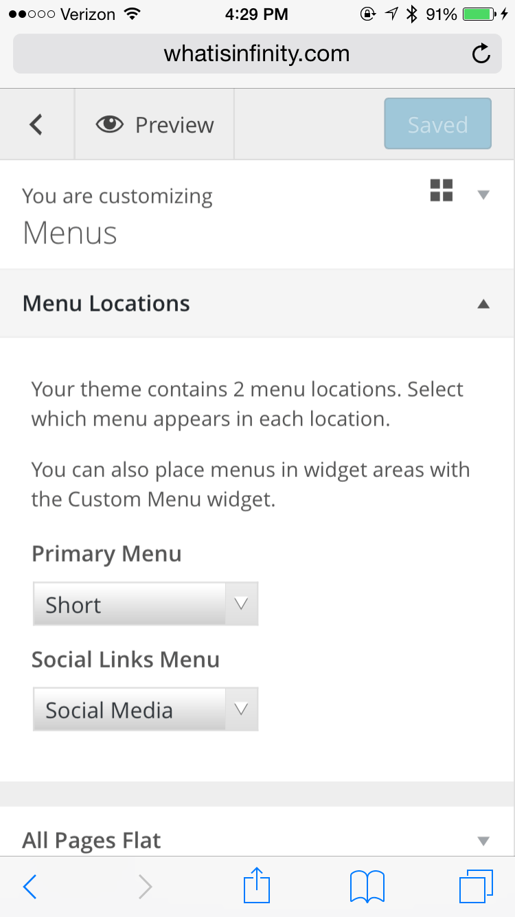 Testing Menus in the Customizer – Make WordPress Test