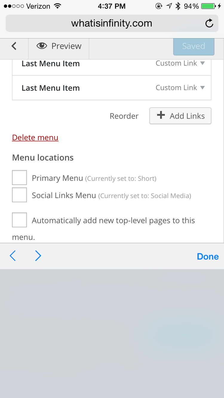 Testing Menus in the Customizer – Make WordPress Test