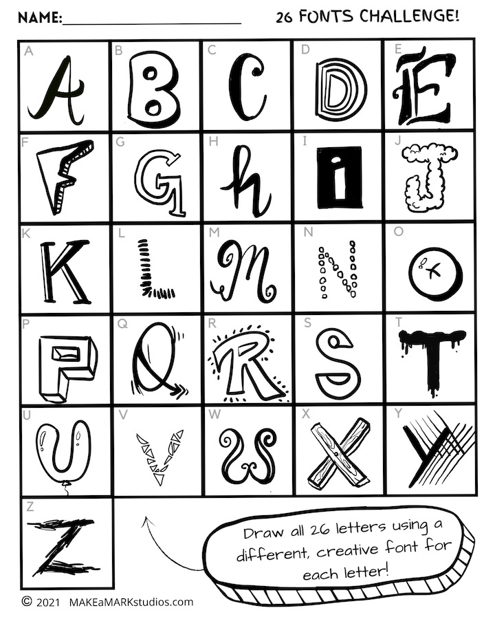 fonts-sample-1 » Make a Mark Studios