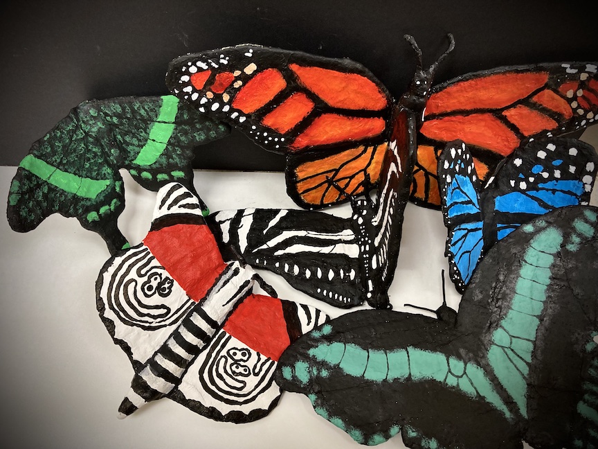 How to create a 3D butterfly sculpture » Make a Mark Studios