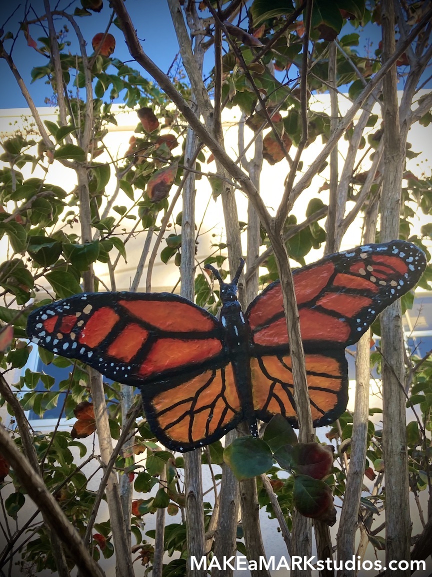 How to create a 3D butterfly sculpture » Make a Mark Studios