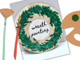 How To Paint A Holiday Wreath Make A Mark Studios