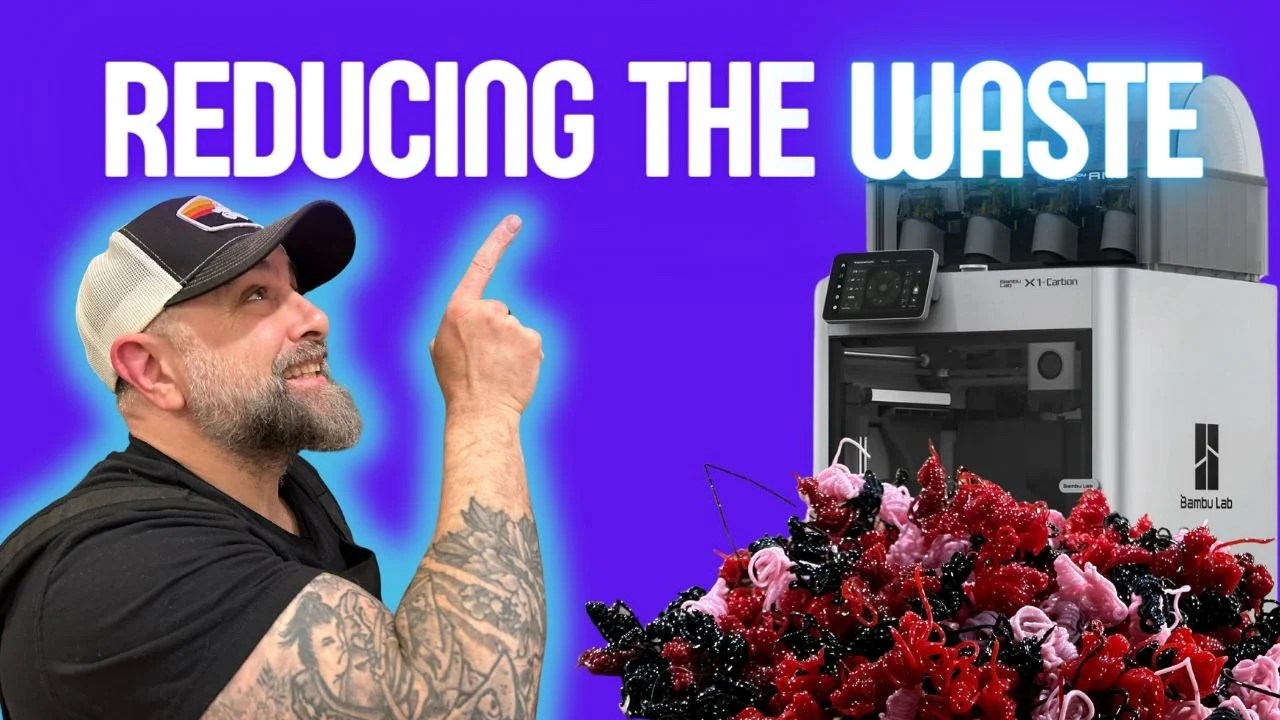 3 Tips To Reduce Filament Waste In Multicolor 3d Printing Makerbuildit