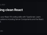 Writing Clean React