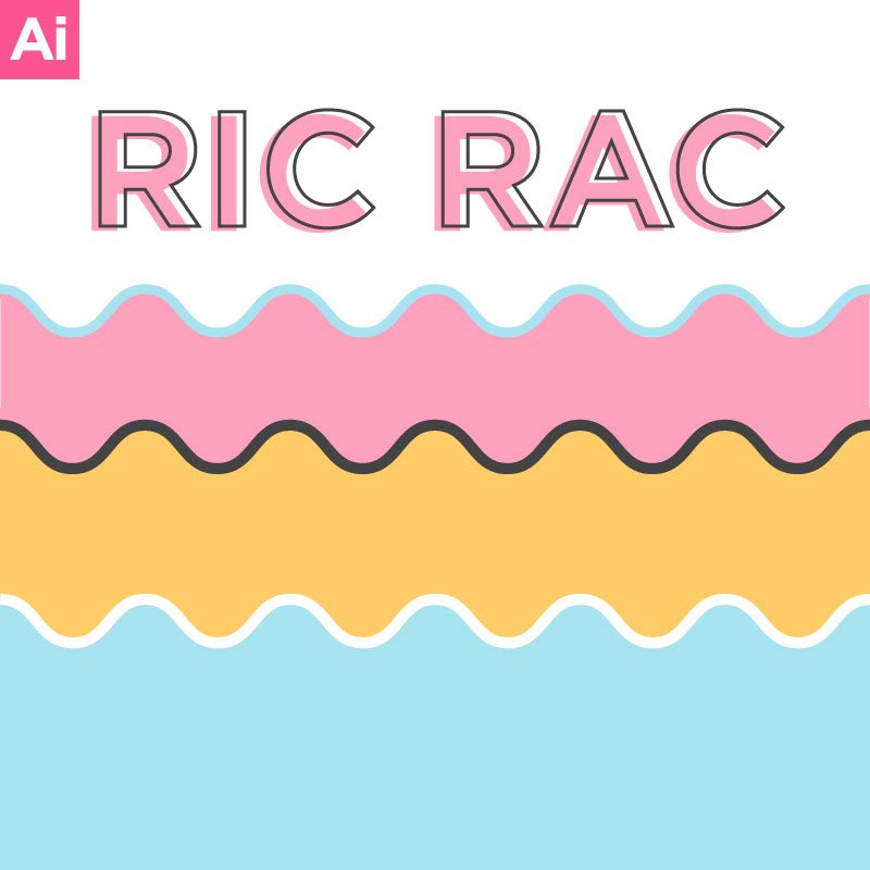 How to Create Ric-Rac in Illustrator - Maker Lex