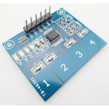 Touch Keypad Module 4×1 | Makers Electronics