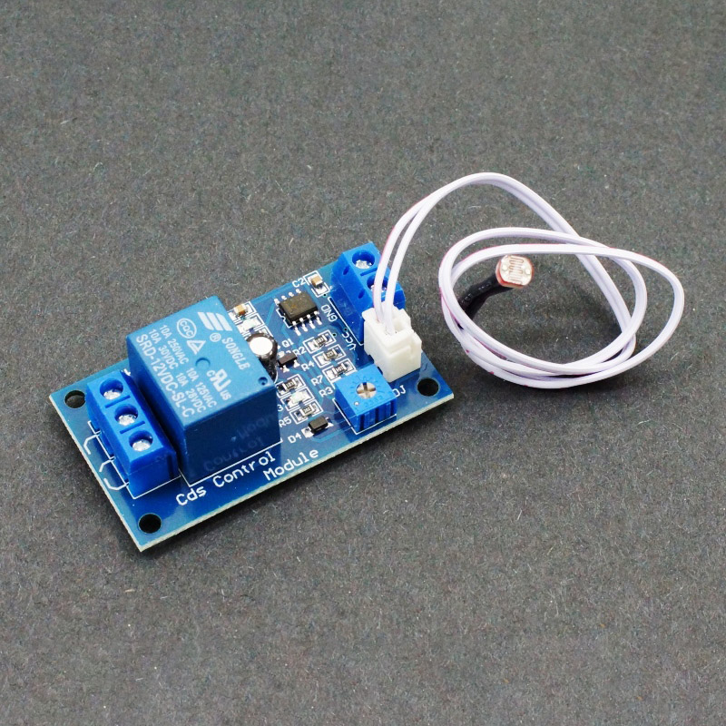 Light Sensitive LDR Relay Module 12V | Makers Electronics
