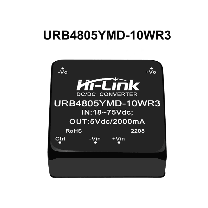 HI-LINK DC/DC Compact Converter 5VDC 2000mA URB4805YMD-10WR3 | Makers ...