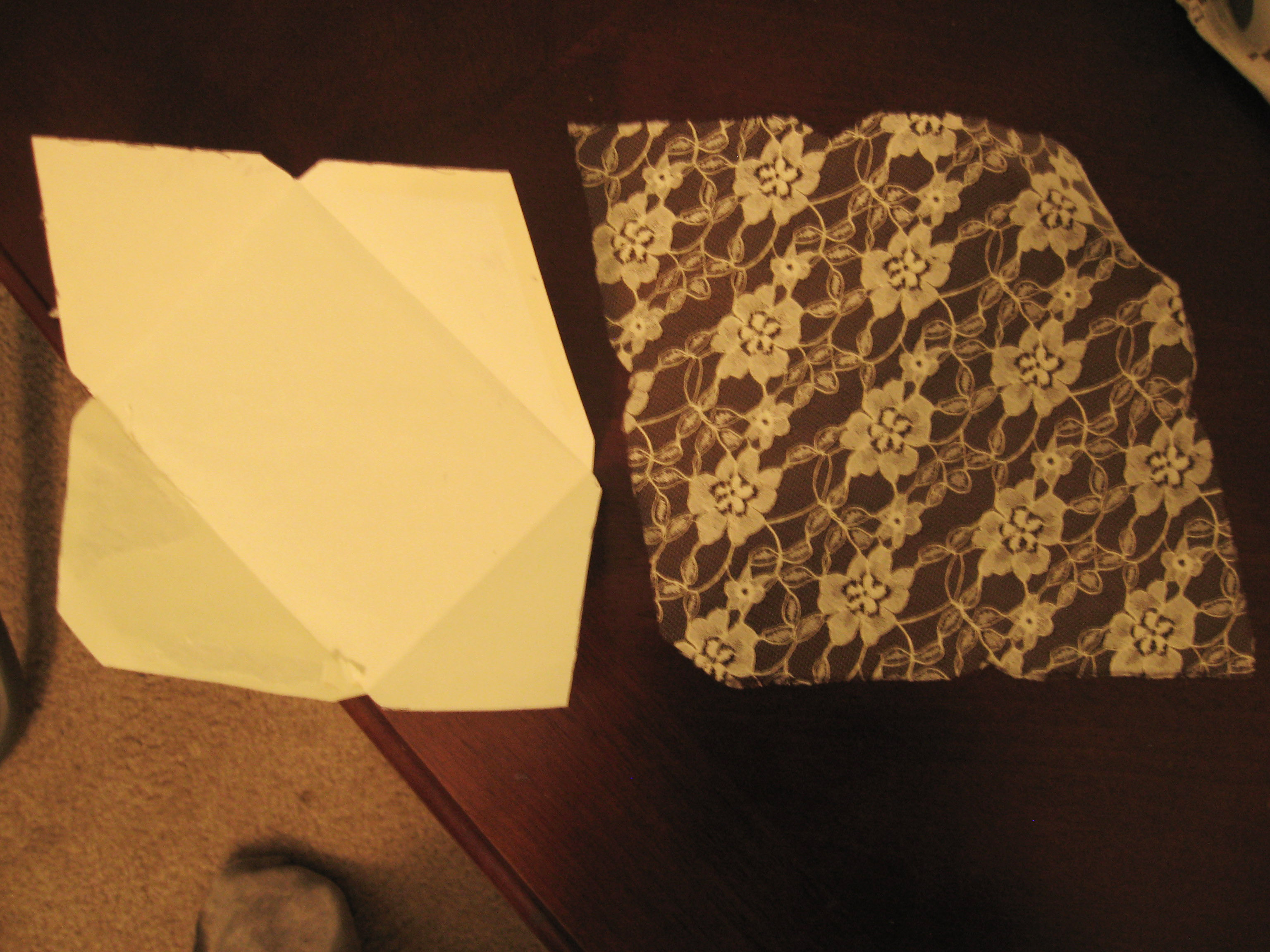 DIY Lace Envelope - Make Something Mondays