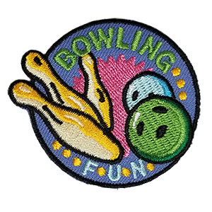 Bowling Patch - Blue - MakingFriends