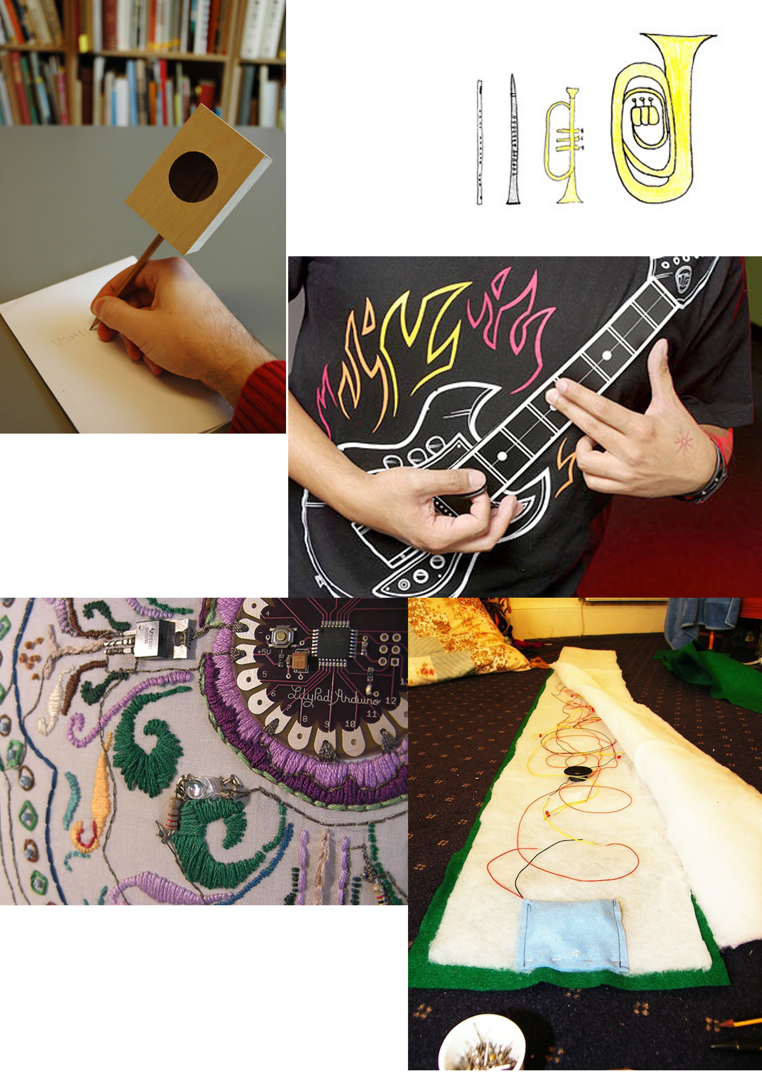Embroidered + Musical Instrument – Making Studio