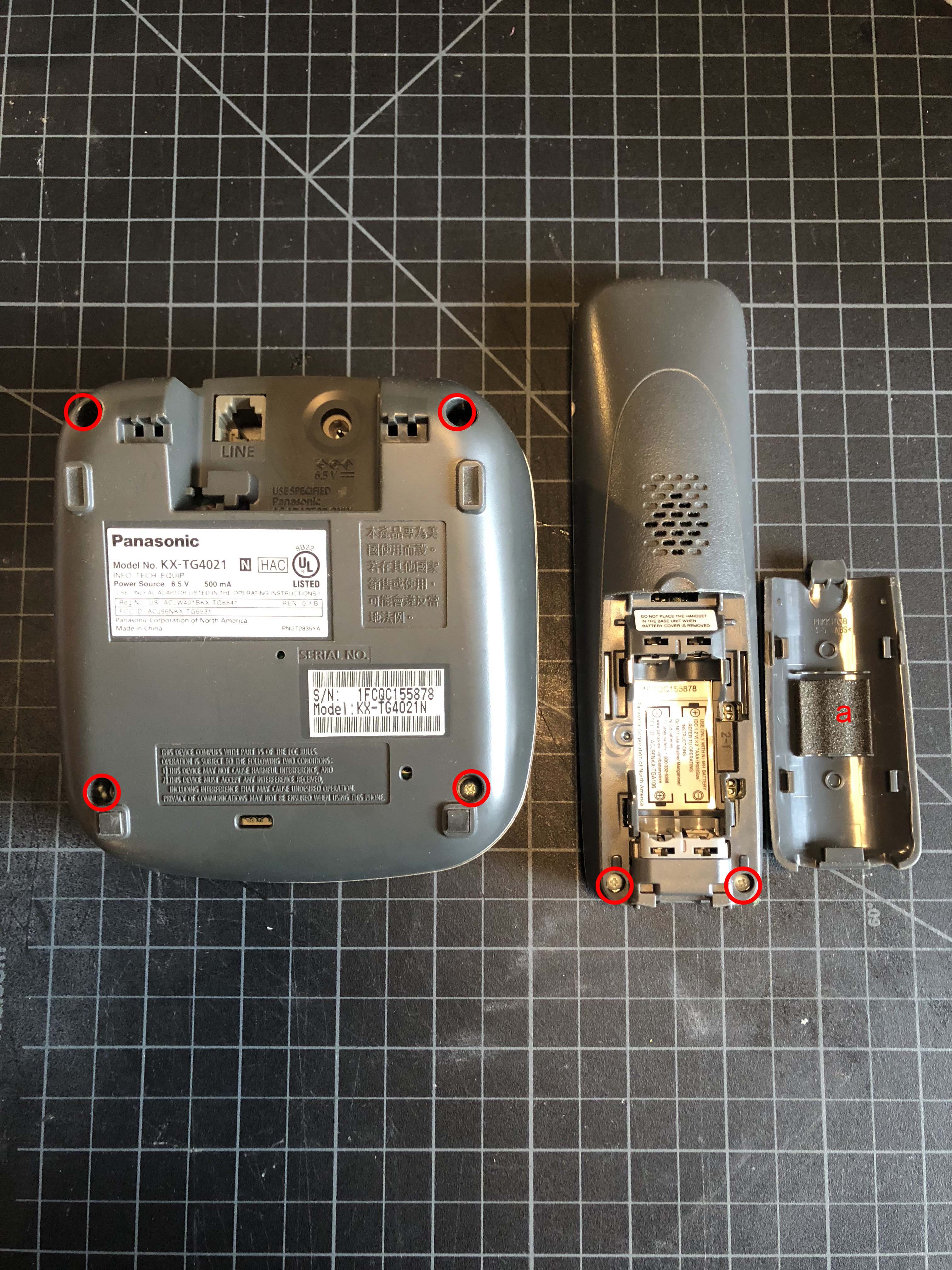 Cordless Phone Tear Down – Making Studio