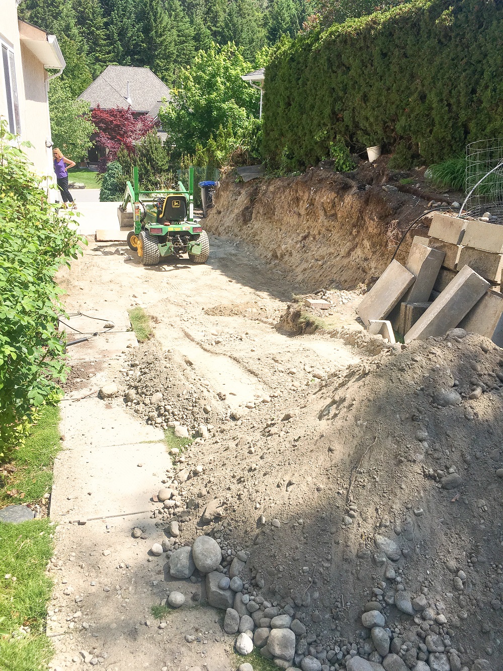 DIY RV Parking Pad - How We Made Space In Our Yard For A 30 Foot RV ...