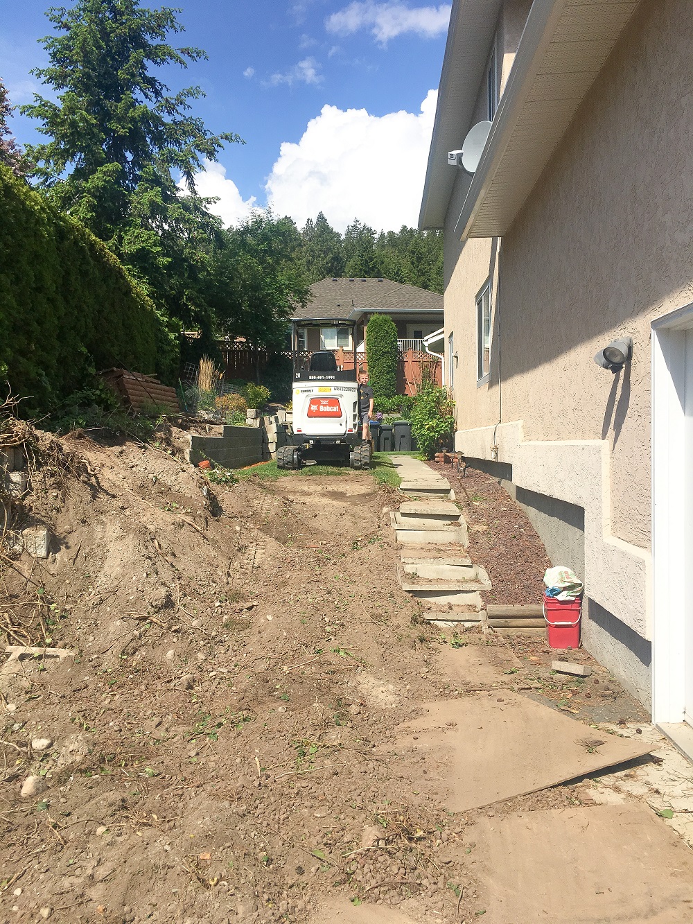 DIY RV Parking Pad - How We Made Space In Our Yard For A 30 Foot RV ...