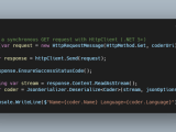 C How To Send Synchronous Requests With Httpclient