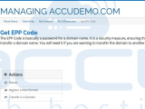 How To Get The Epp Code From Client Area Accuwebhosting