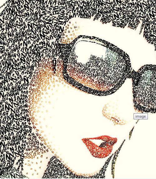 Dibujos con Tipografías ( Pinacogramas, Caligramas ) | Manaida's Blog