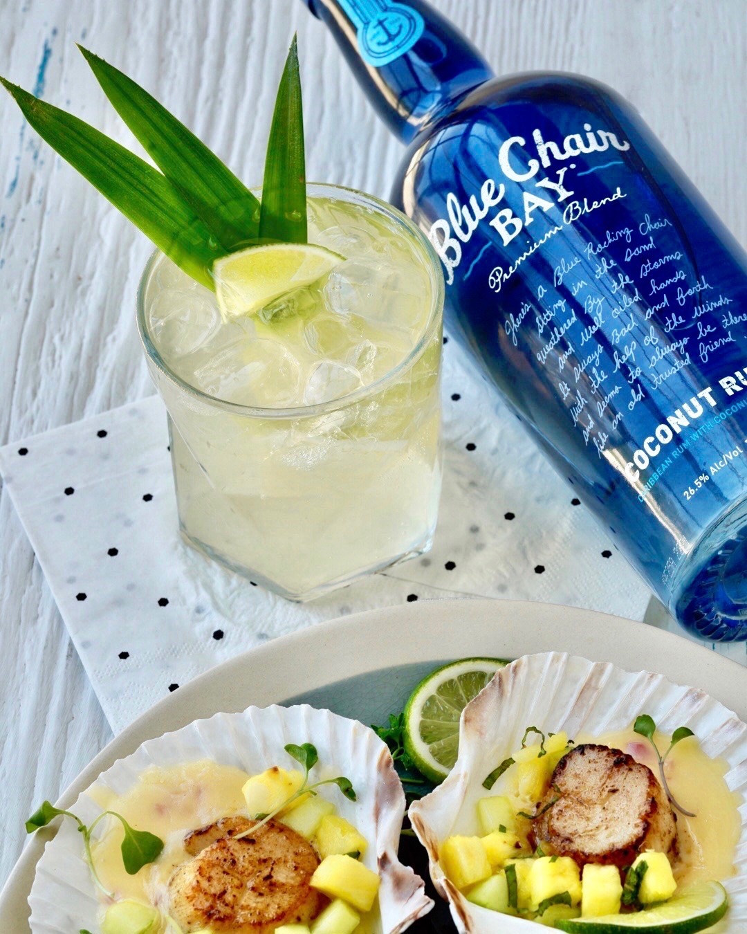 Seared Scallops and Coconut Rum Mule – Mandy Tanner